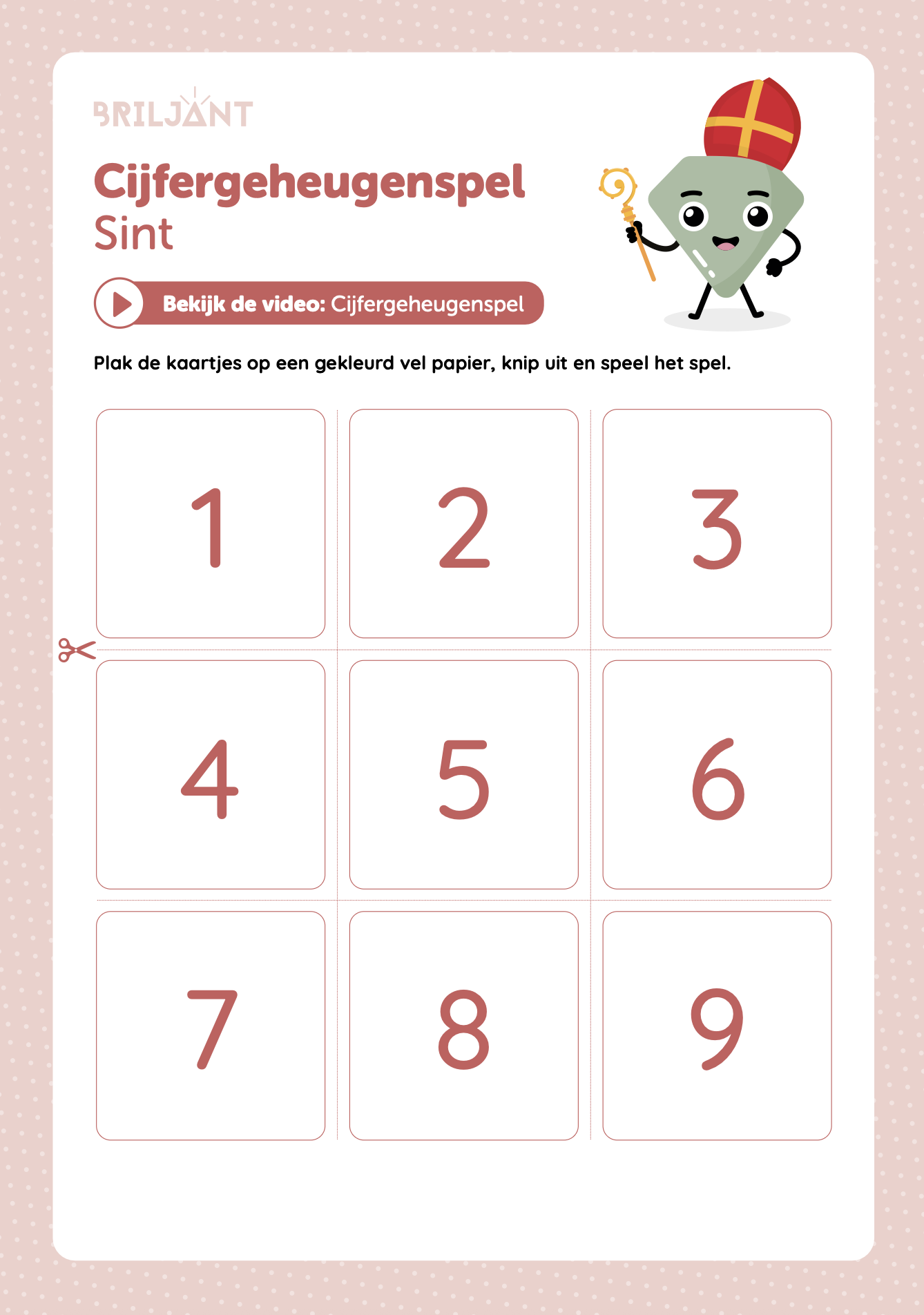 Cijfergeheugenspel – Briljant Onderwijs
